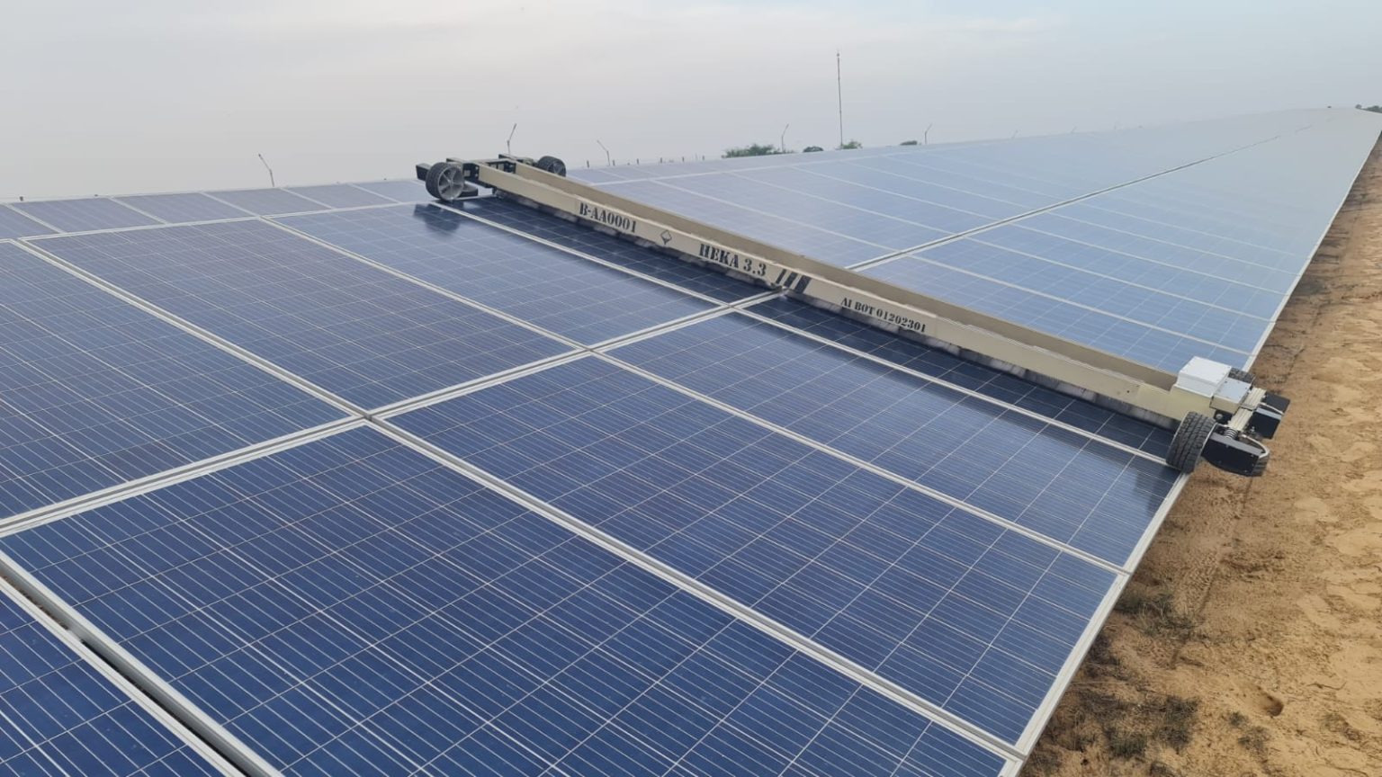 Automatic Solar Panel Cleaning Services & Solutions | Hekabot